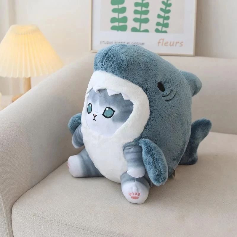 Jual BONEKA KUCING HIU SANGST LEMBUT 25CM BONEKA KUCING LUCU BONEKA ...