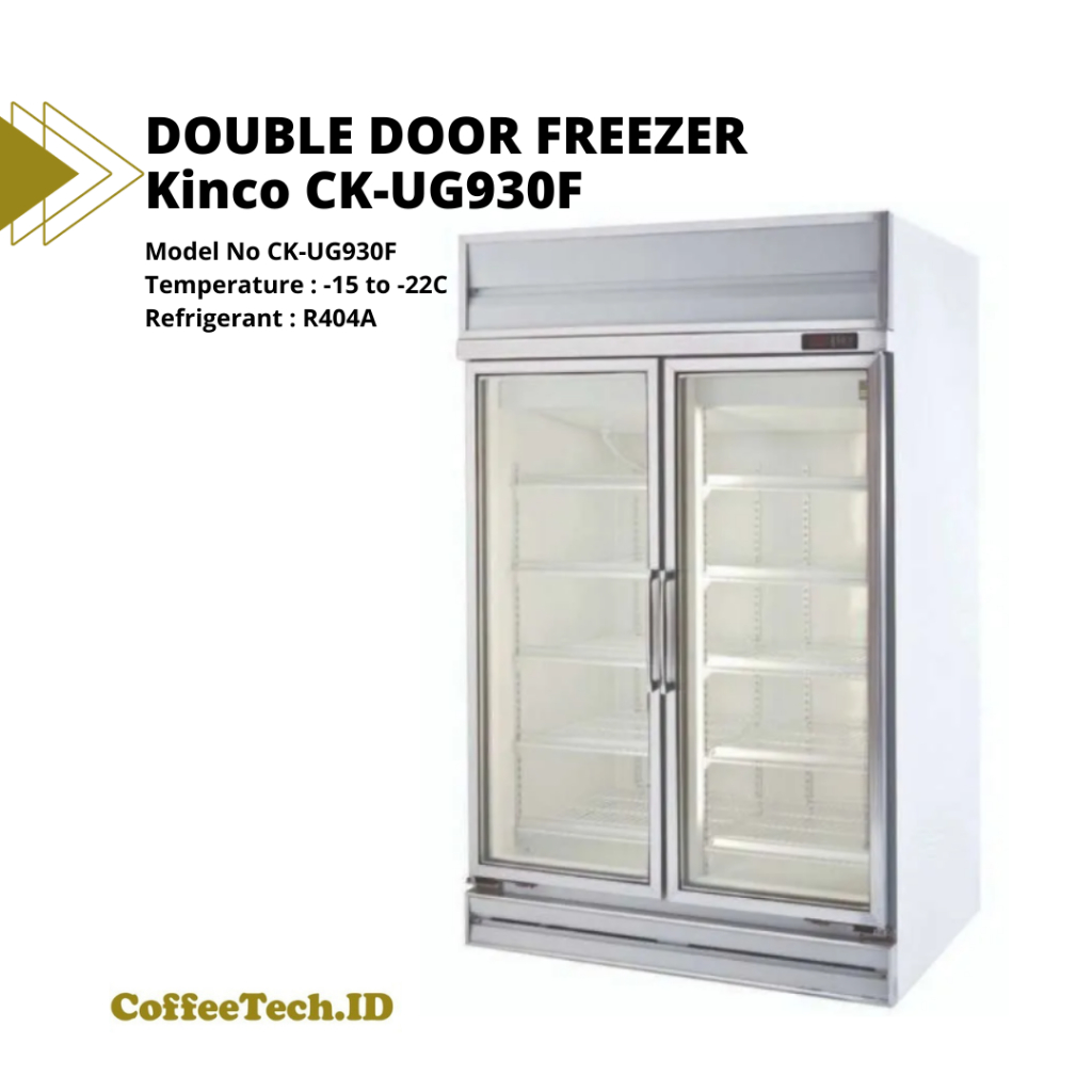 Jual Double Door Freezer Kinco Model CK-UG930F | Shopee Indonesia