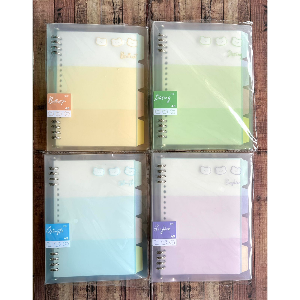 Jual Map Binder Wengu Three Bear gradation B1044 A5 B5 - Binder Note ...