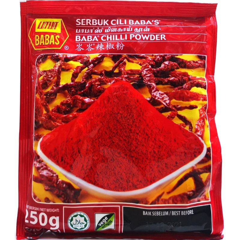 Jual Baba's Chilli Powder 250 gr | Shopee Indonesia
