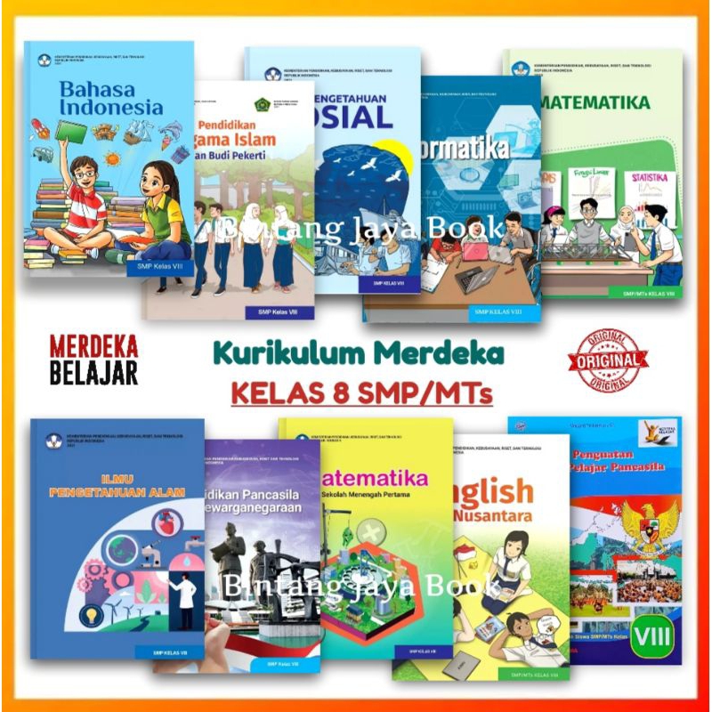 Jual Buku Siswa Kurikulum Merdeka Kelas 8 SMP/MTS - Buku Siswa Kurikulum Penggerak Kelas 8 SMP ...