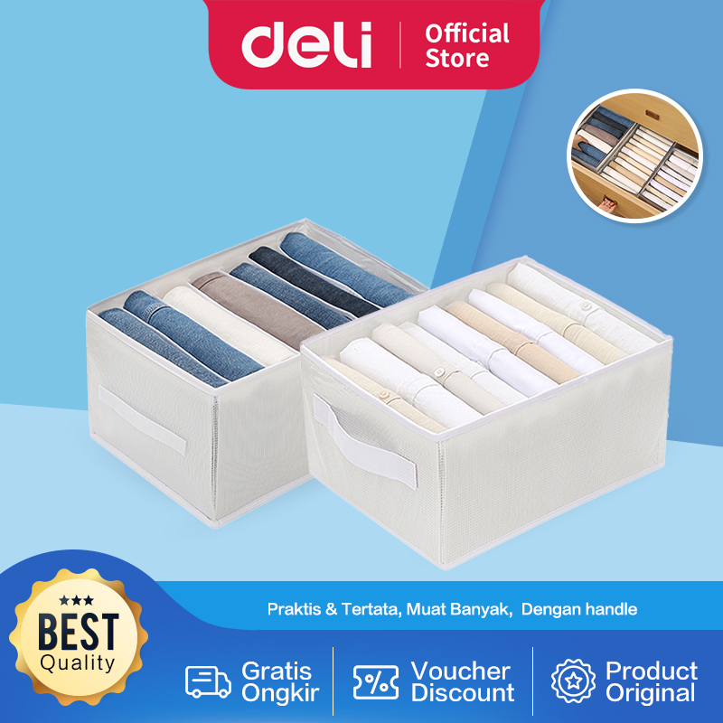 Jual Vusign Kotak Tempat Pakaian Kemeja / Clothes Organizer Putih VS51X ...