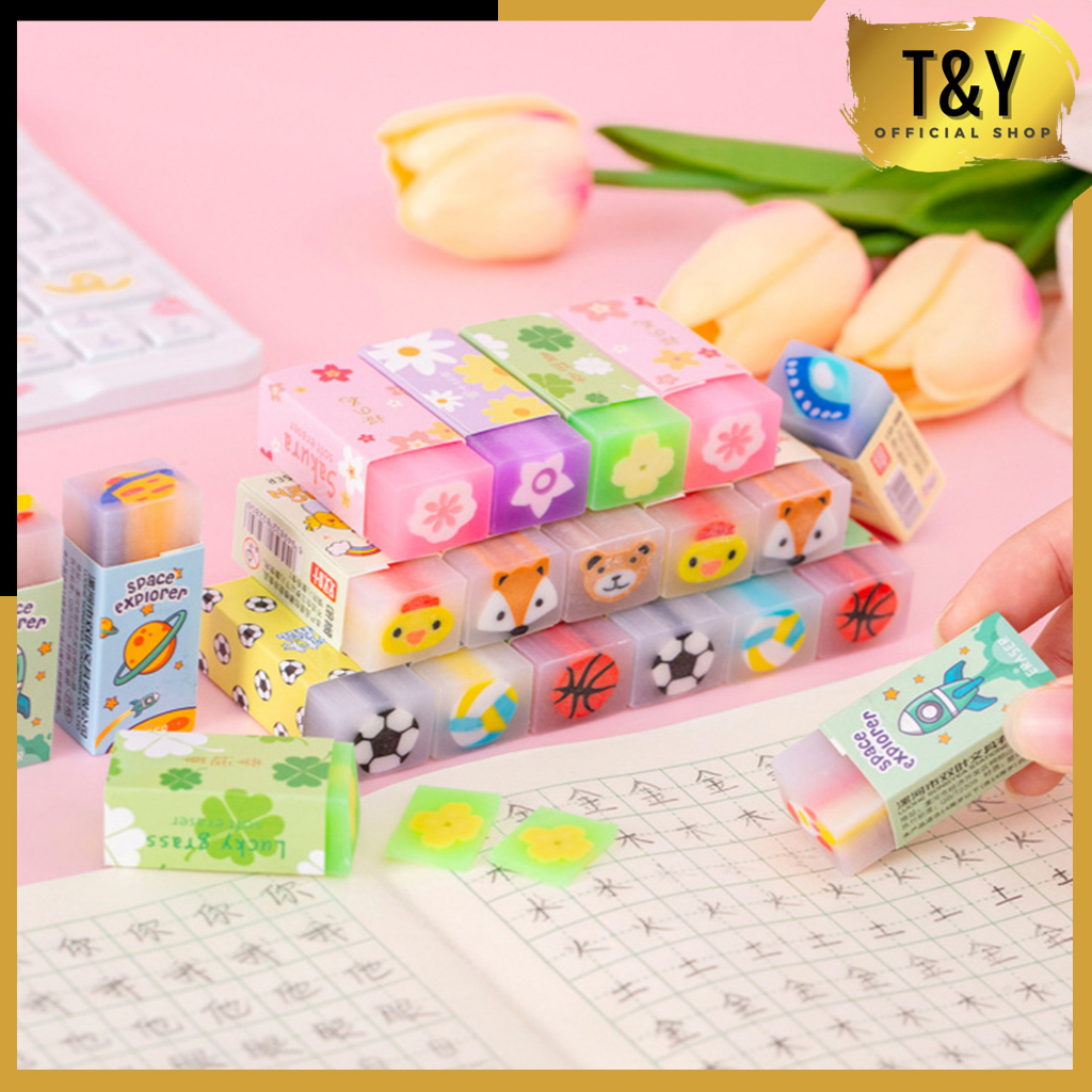 Jual T&Y Eraser Penghapus Karakter Dinosaurus Penghapus Pensil Motif ...