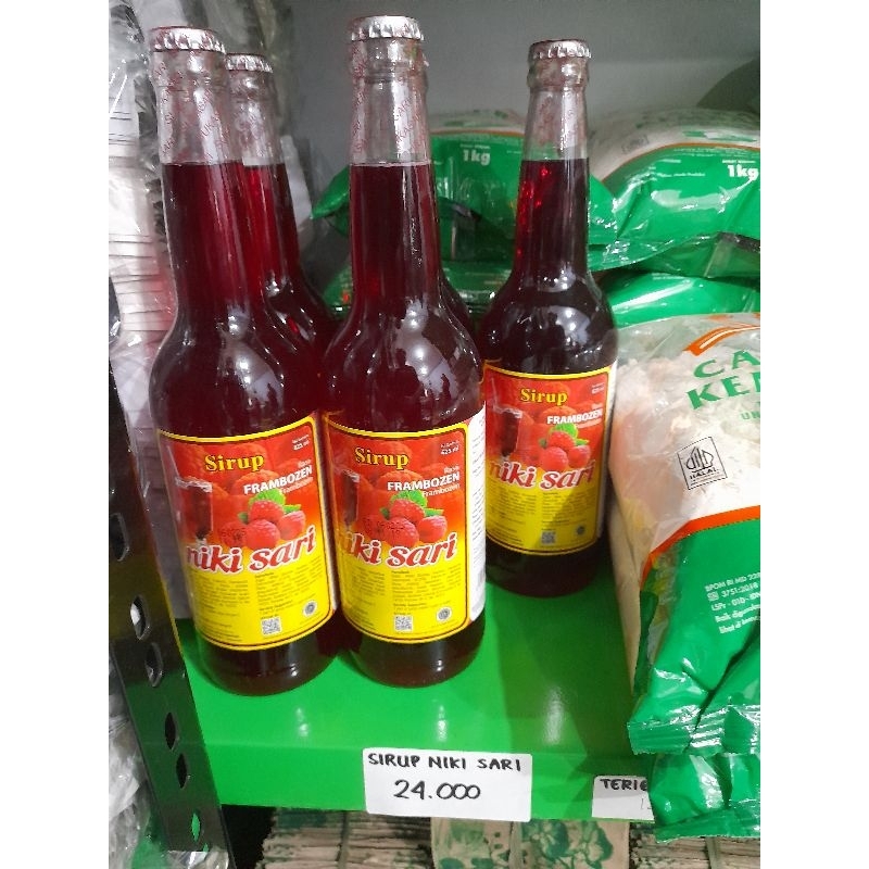 Jual Sirup Niki Sari Rasa Frambozen Botol 625ml | Shopee Indonesia