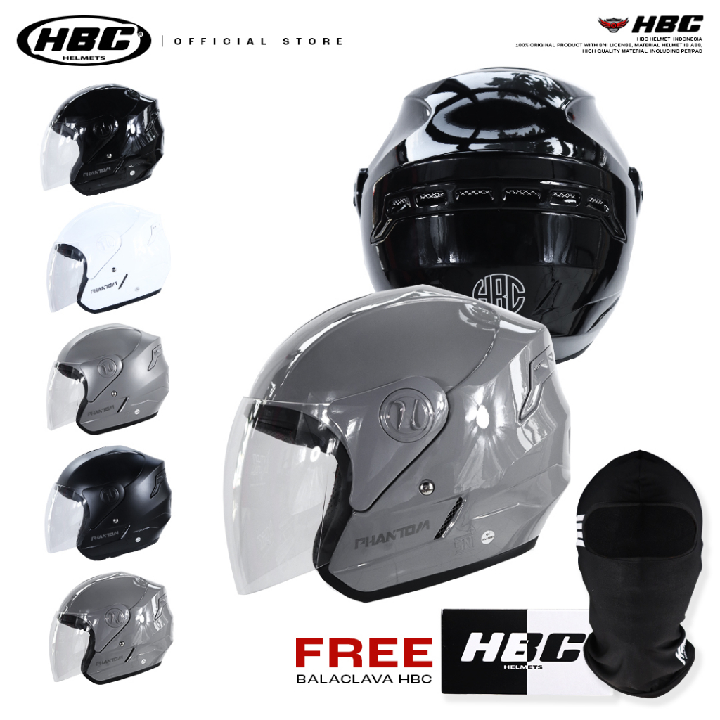 Jual HBC Helm Phantom Solid | Shopee Indonesia