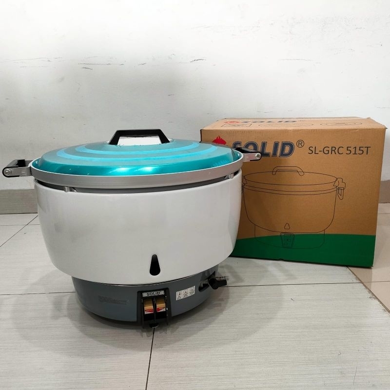 Jual Solid Gas Rice Cooker 10L 15L GRC 515 Magic com Pemasak Nasi GAS LPG | Shopee Indonesia