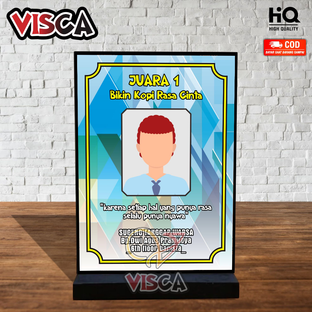 Jual Vandel Plakat Kayu Cinderamata pkalat kenangan plakat kayu kotak ...