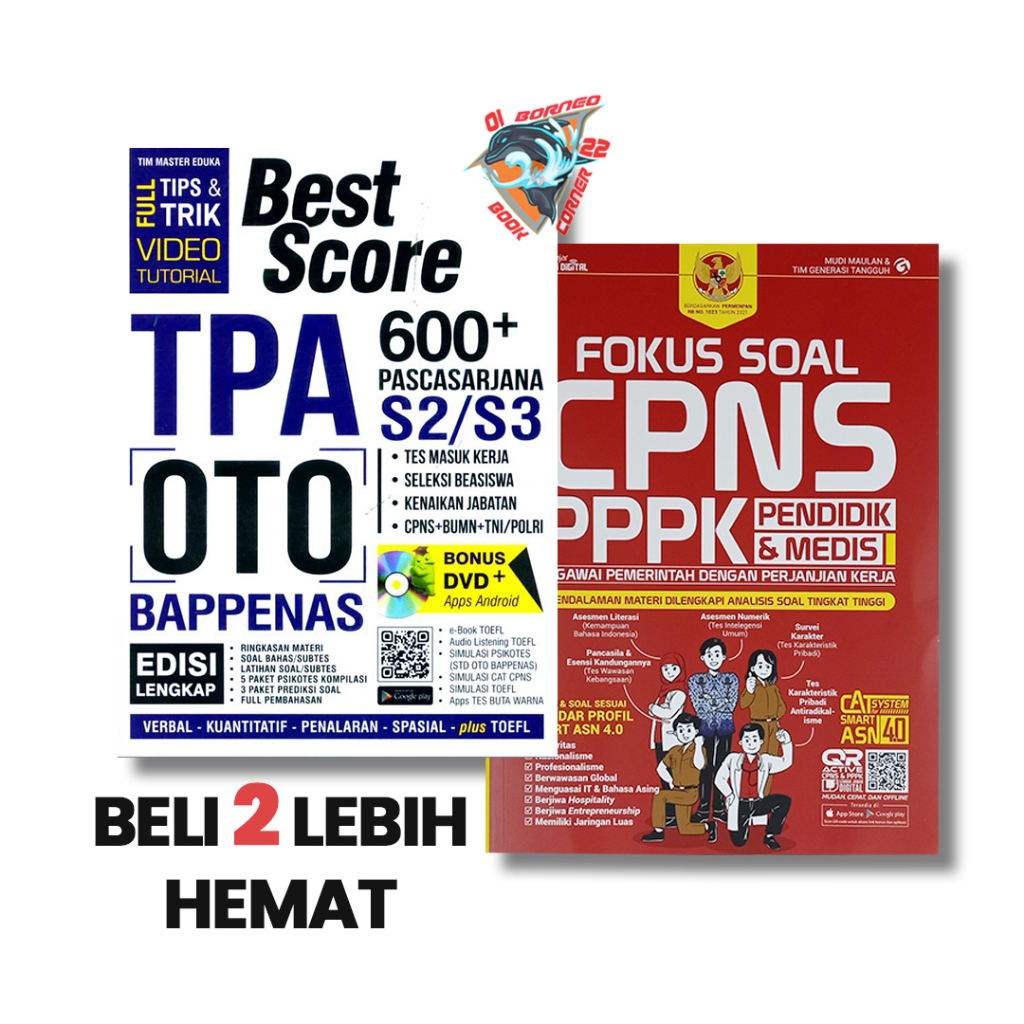 Jual Buku TPA Best Score Tpa Oto Bappenas 600+ | Shopee Indonesia