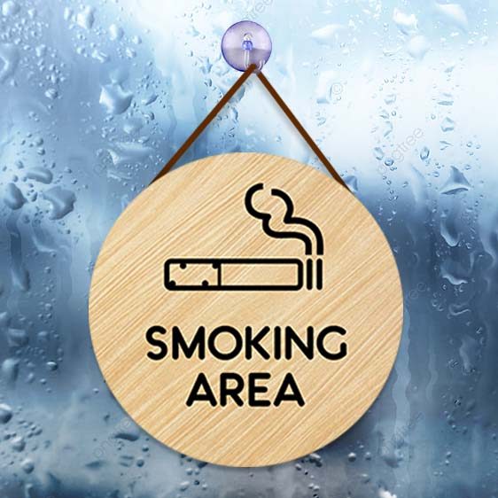 Jual Sign Board smoking area | Shopee Indonesia