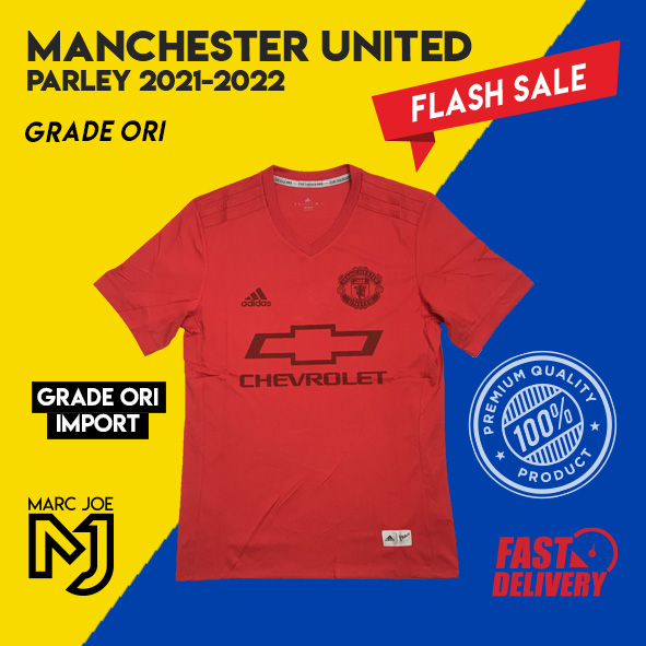 Jual JERSEY MU PARLEY MERAH/HITAM 18/19 GO THAILAND | Shopee Indonesia