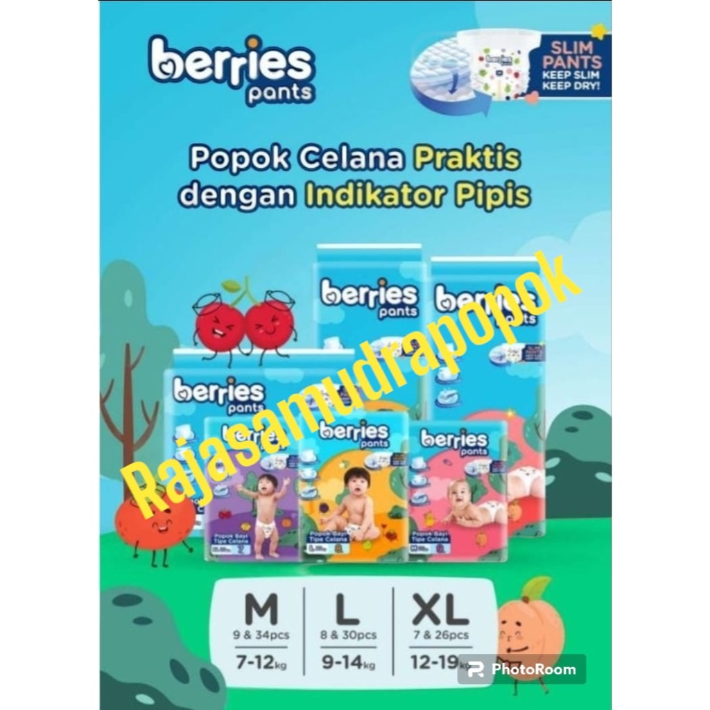 Jual BERRIES PANTS M34, L30, XL26 | Shopee Indonesia