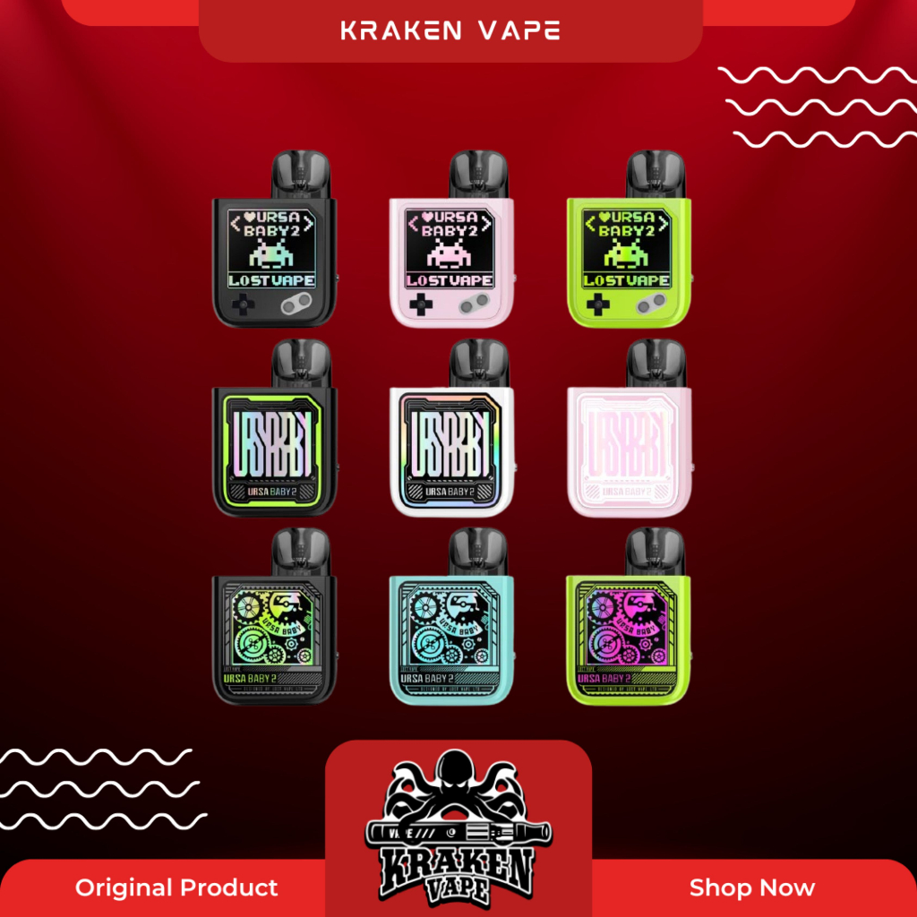Jual Authentic Pod Lost Vape Ursa Baby 2 900mAh 22W | Shopee Indonesia