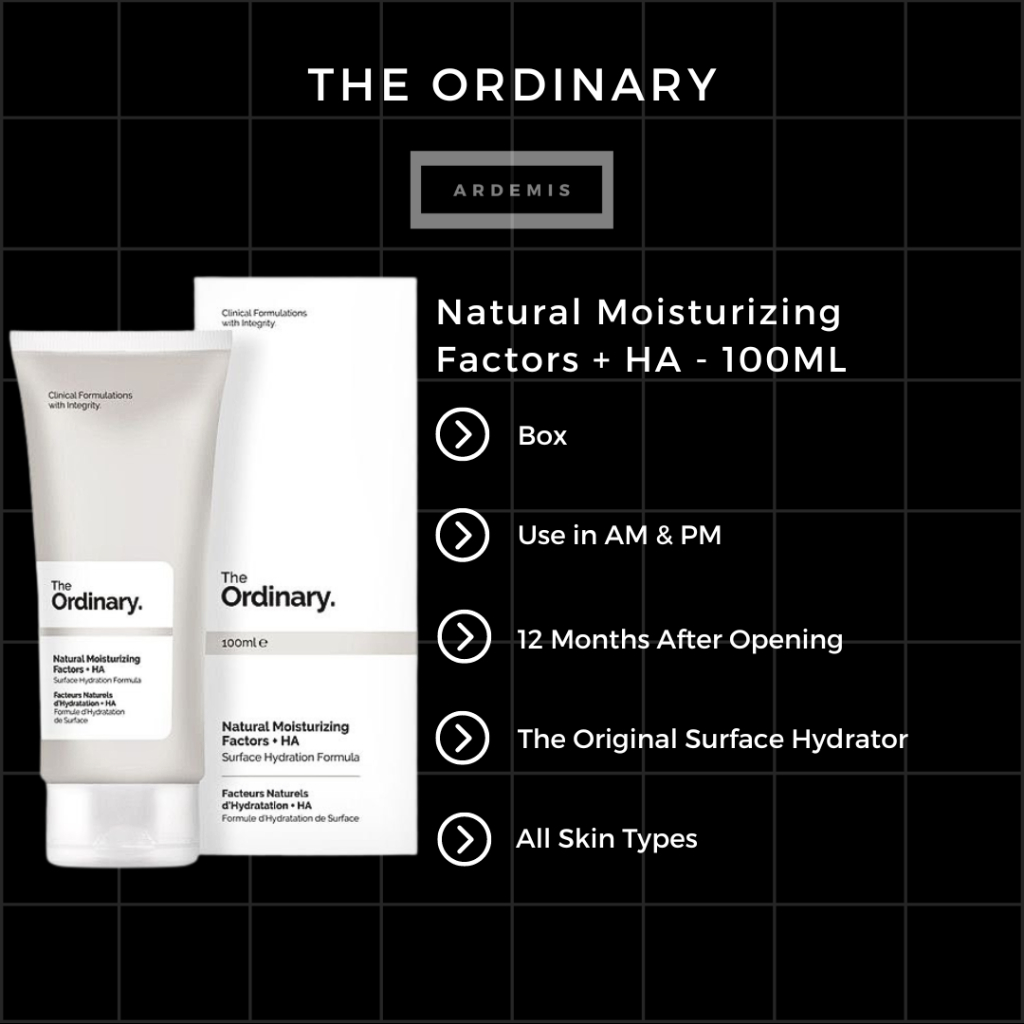Jual THE ORDINARY NATURAL MOISTURIZING FACTORS + HA - 100ML | Shopee ...