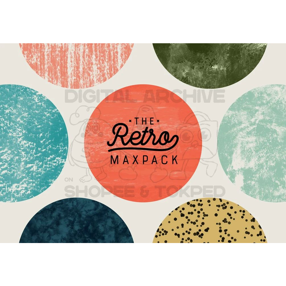 Jual Procreate Brush – The Retro MaxPack – Digital Archive | Shopee Indonesia