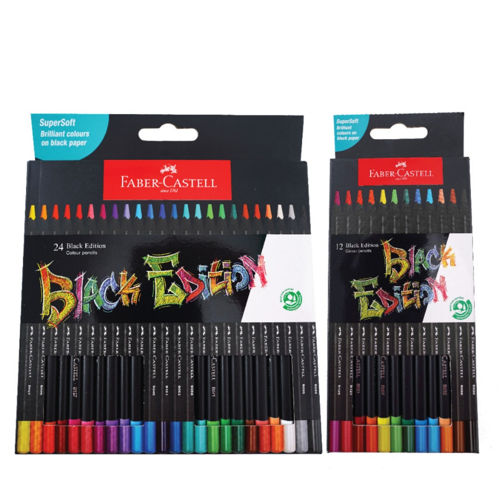Jual BN - Pensil Warna Faber Castell Black Edition | Shopee Indonesia