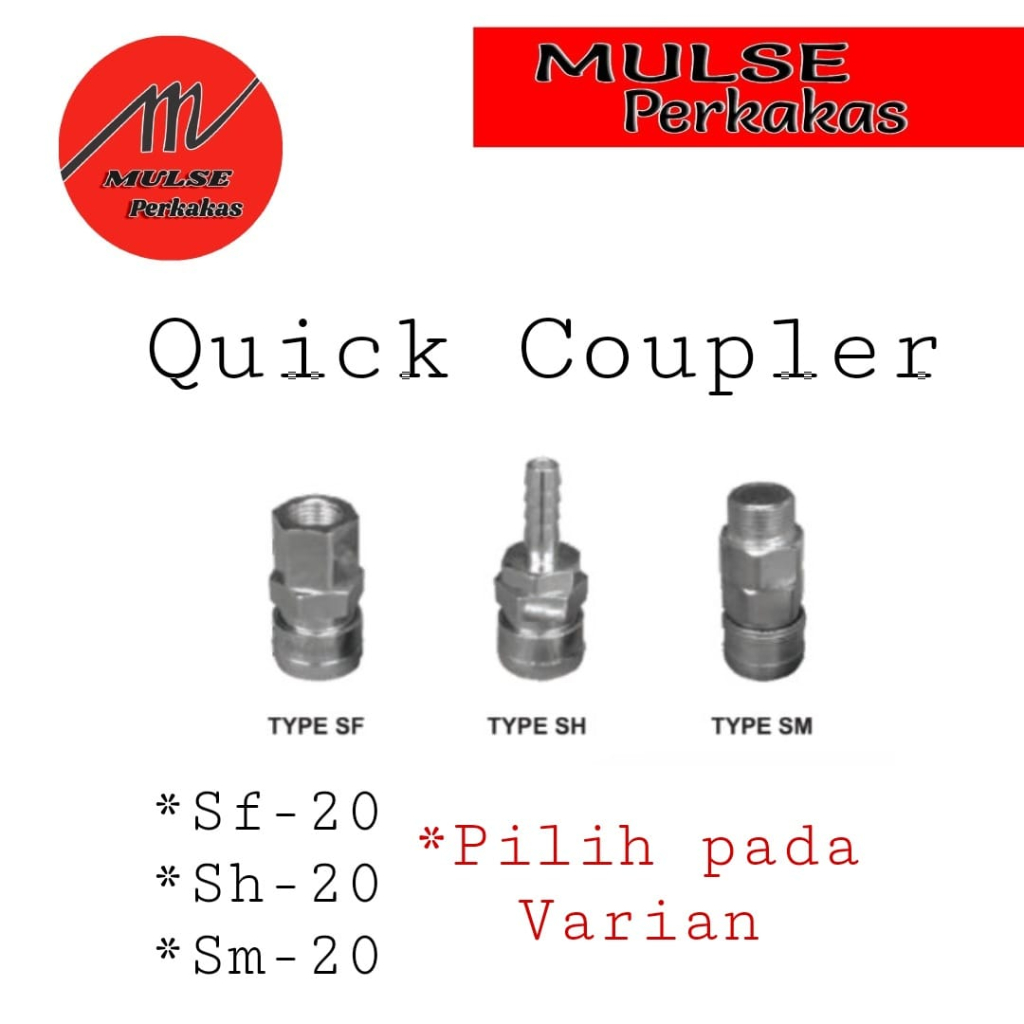 Jual Quick Coupler SF-20 SH-20 SM-20 | Shopee Indonesia