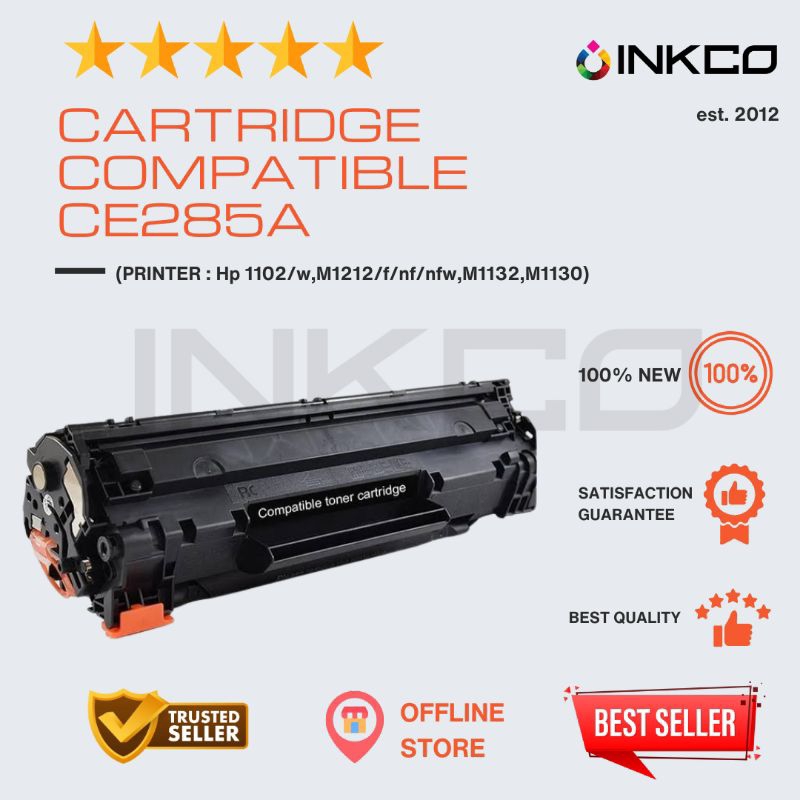 Jual INKCO - NEW Cartridge Toner Compatible CE 285A 85A Tinta Printer ...
