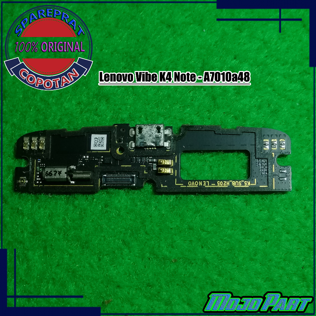 Jual Lenovo Vibe K4 Note - A7010a48 papan konektor cas pcb ui board charger mesin bawah copotan ...