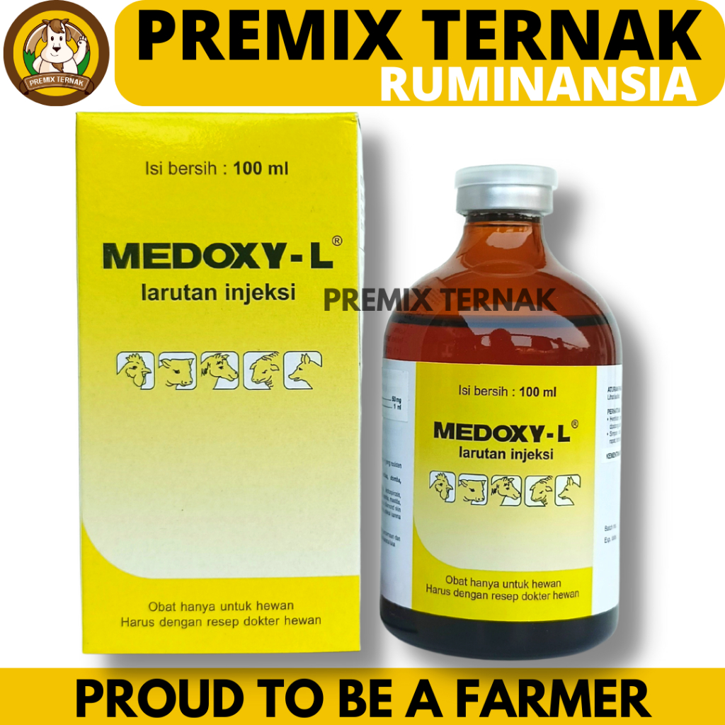Jual MEDOXY L 100 ml - Obat Injeksi Untuk Ayam Kucing Sapi Domba Kuda ...