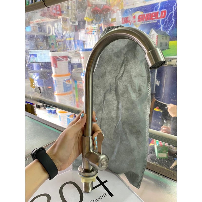 Jual KERAN ANGSA STAINLESS SUS 304 / KERAN CUCI PIRING LEHER ANGSA ...