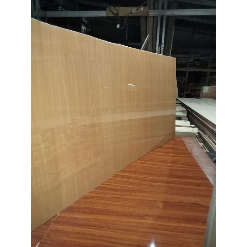 Jual TRIPLEK MELAMIN PUTIH COKELAT CREAM UKURAN 30X180CM | Shopee Indonesia