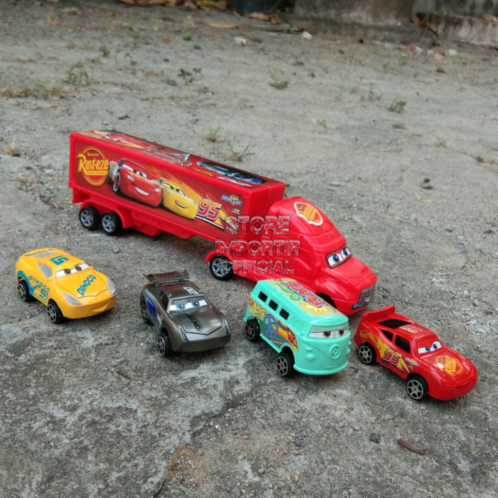 Jual Mainan Mobil Cars Race Mc Queen Isi 5 pcs 29888 | Mainan Mobil Set ...