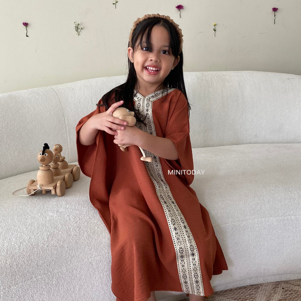 Jual Batwing Kaftan ( Kaftan ANAK Premium MINITODAY ) | Shopee Indonesia