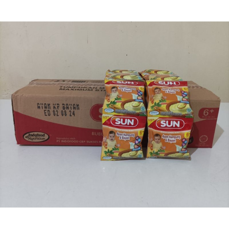 Jual bubur sun sachet 20gr / 1 dus / 80 sachet | Shopee Indonesia