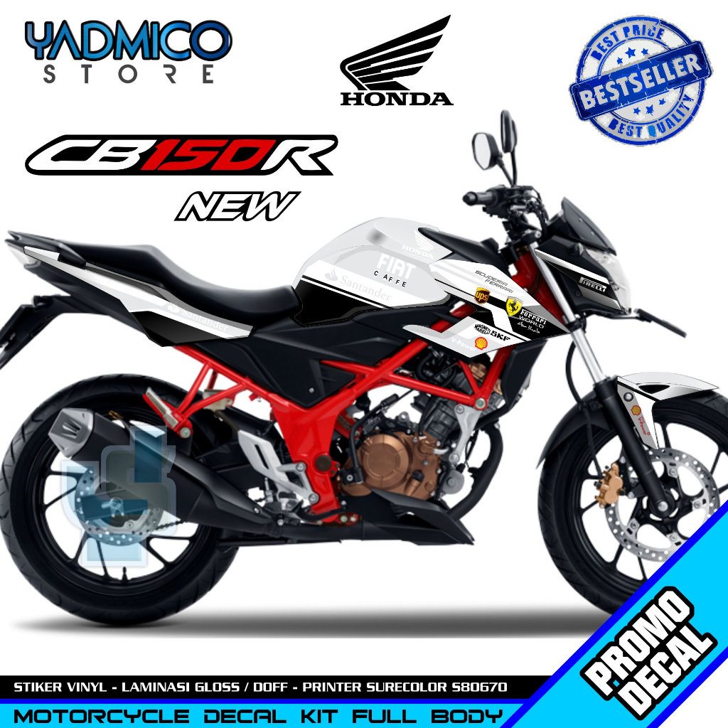 Jual Decal CB 150R New 2019 Full Body - Stiker Motor CB150R New Full ...