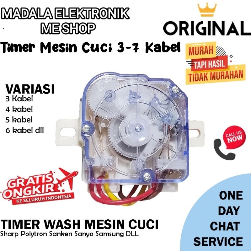 Jual Timer Mesin Cuci 7 kabel | Shopee Indonesia