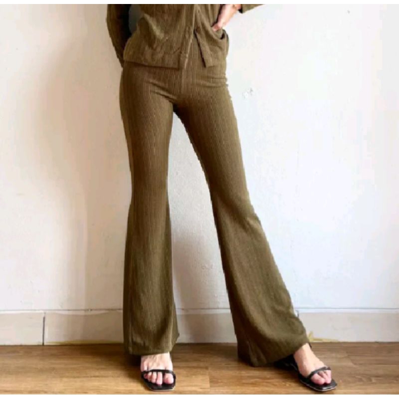Jual FIT & FLARE CUTBRAY KNIT HIGHWAIST WANITA JUMBO 90KG | Shopee ...