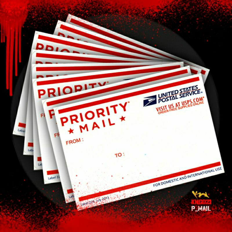 Jual STICKER PRIORITY MAIL US | Shopee Indonesia
