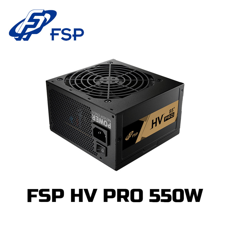 Jual FSP HV PRO 550W 85+ 80+ Bronze 550WATT FLAT CABLE PSU Power Supply ...