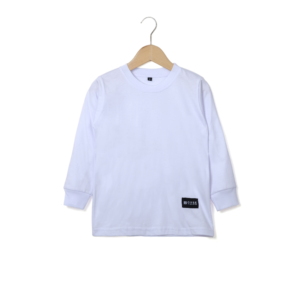 Jual OXSE - Kaos Polos Anak Lengan Panjang Laki-Laki / Perempuan Combed ...