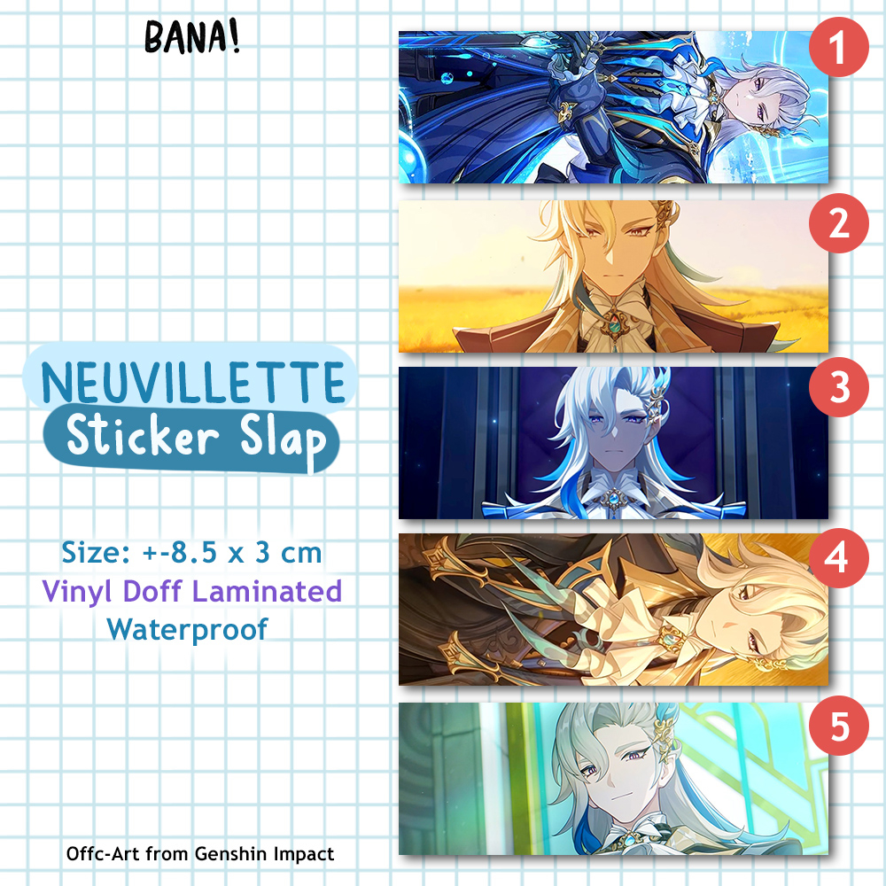 Jual Neuvillette Sticker Slap Genshin Impact | BANA | Shopee Indonesia