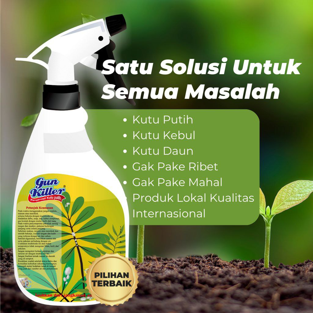 Jual GUN Killer Pengendali Kutu Putih Obat Penyakit Pada Tanaman Anti ...