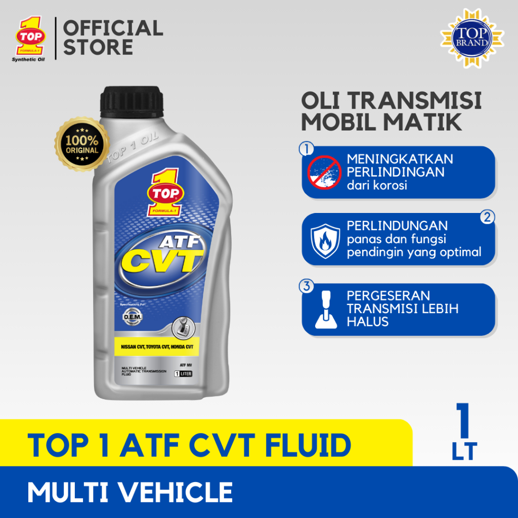 Jual Oli Transmisi Matik TOP1 CVT FLUID 1L - HRV - Outlander CVT - HRV | Shopee Indonesia