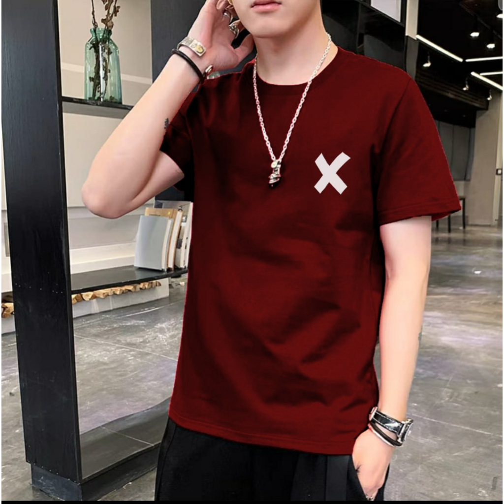 Jual Kaos distro sablon X kaos santai keren kaos desain gambar | Shopee ...
