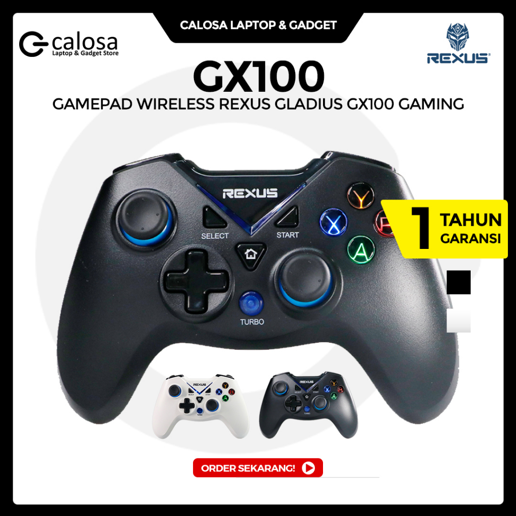Jual GAMEPAD WIRELESS REXUS GLADIUS GX100 STICK GAMING COTROLLER ...
