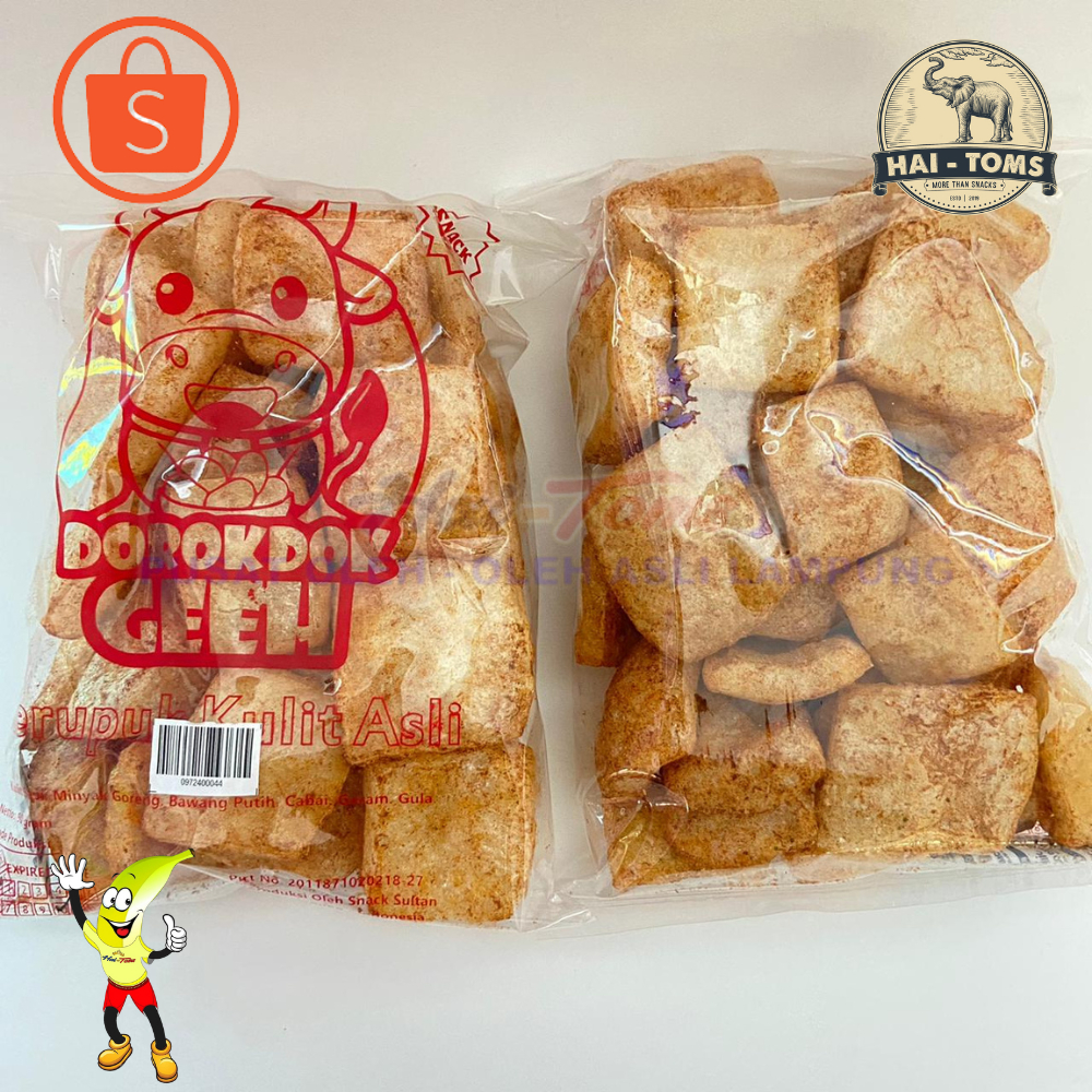 Jual Kerupuk kulit asli dorokdok original dan pedas 90 gram | Shopee ...