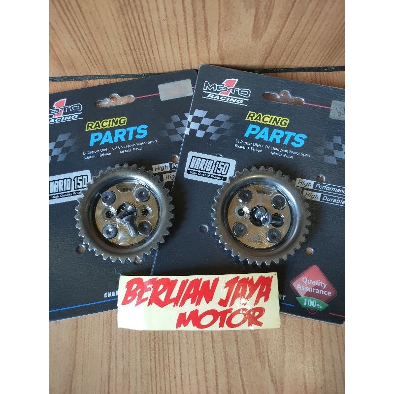 Jual gigi sentrik/timing gir moto 1 dan TK racing buat motor vario 125/vario 150/pcx 150 ...
