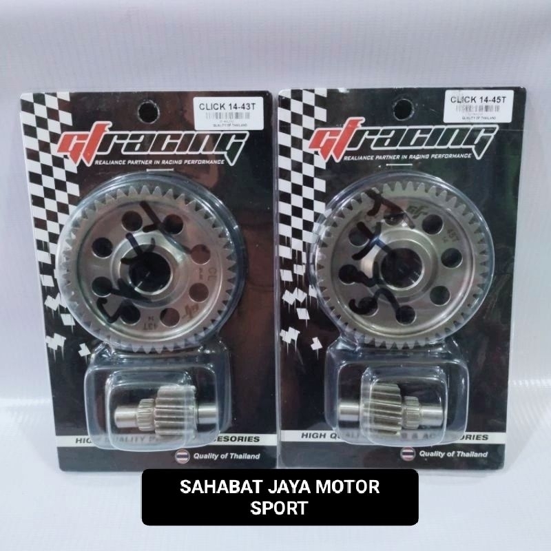 Jual Gigi Rasio GF RACING Beat Karbu Scoopy Karbu Vario 110 Karbu ...