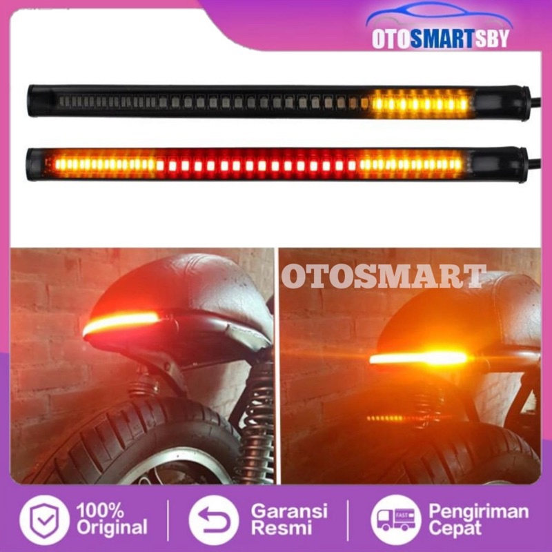 Jual Lampu LED Stop Rem Strip 3 in 1 Sen Sein 17 CM Fleksibel DRL ...