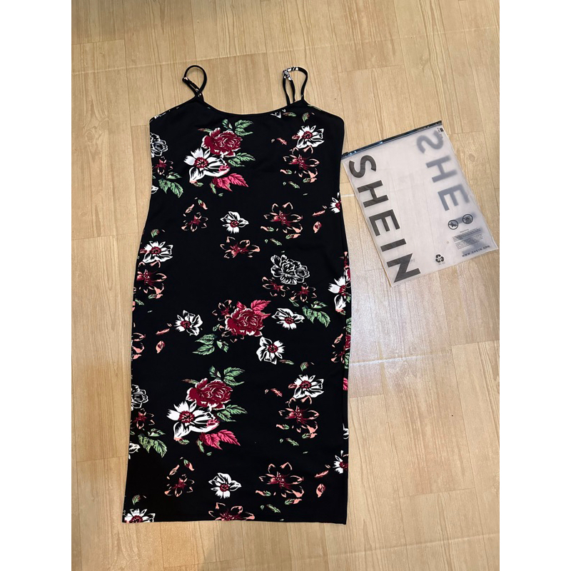 Jual SHEIN DRESS TALI 1 MOTIF BUNGA | Shopee Indonesia