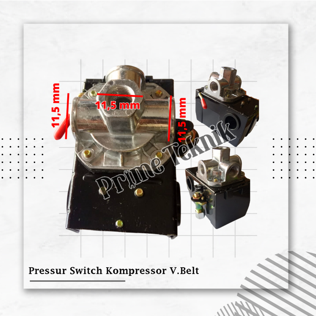 Jual Otomatis Kompresor 1/4HP 4 Lubang Automatic Pressure Switch ...