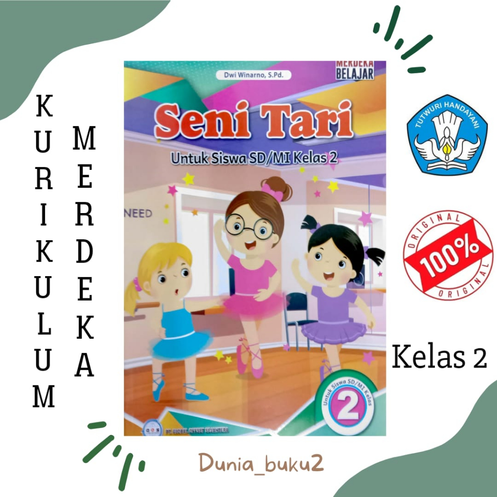 Jual BUKU SISWA SENI TARI KURIKULUM PENGGERAK-MERDEKA KELAS 2 SD/MI (PENERBIT:GOS) | Shopee ...