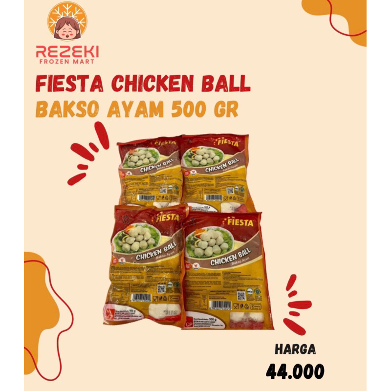 Jual Fiesta Chicken Ball 500 Gr | Bakso Ayam | Frozen Food Murah ...