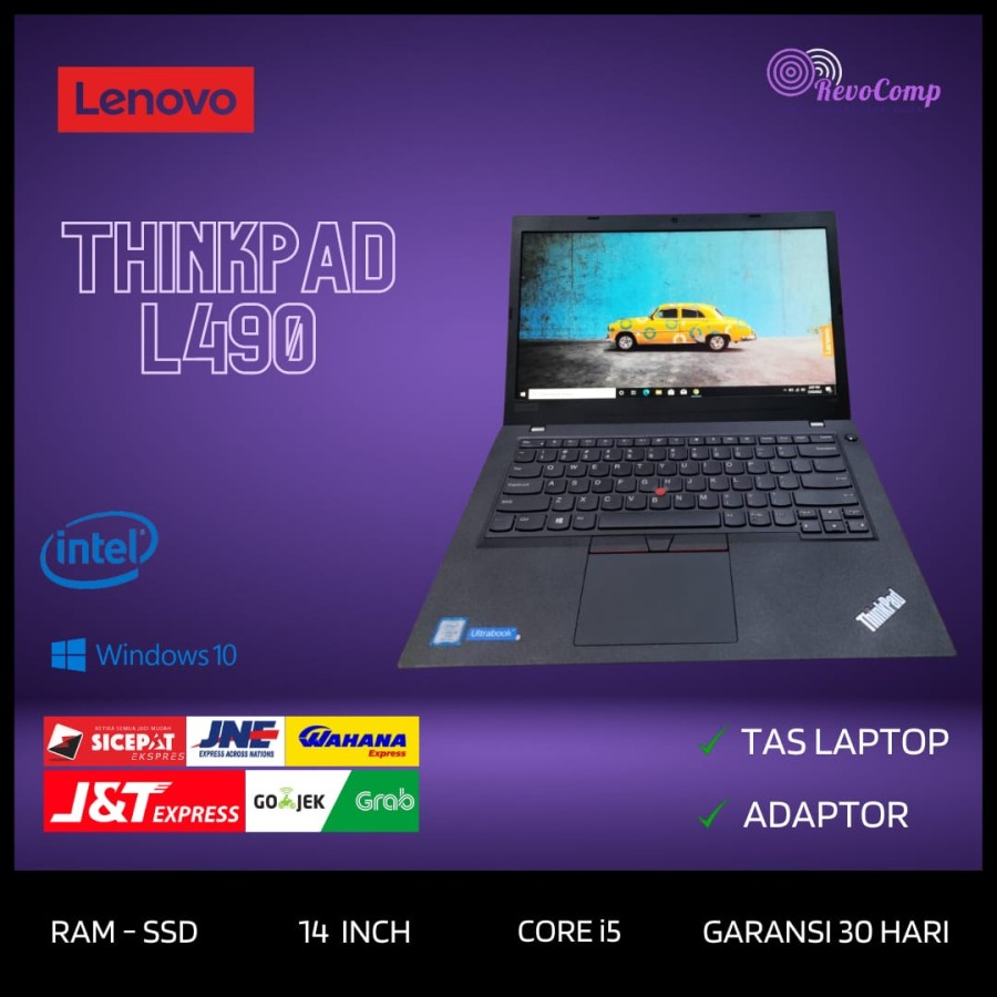 Jual Laptop Lenovo Thinkpad L490 Core i5 8th Gen Ram Ssd FHD IPS Win 10 ...