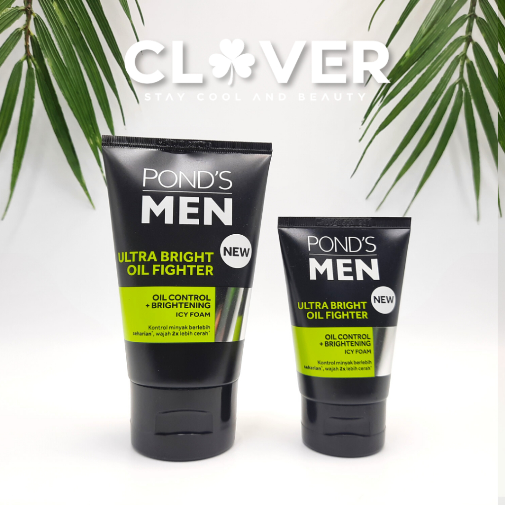 Jual POND'S MEN ULTRA BRIGHT OIL FIGHTER OIL CONTROL + BRIGHTENING ICY ...