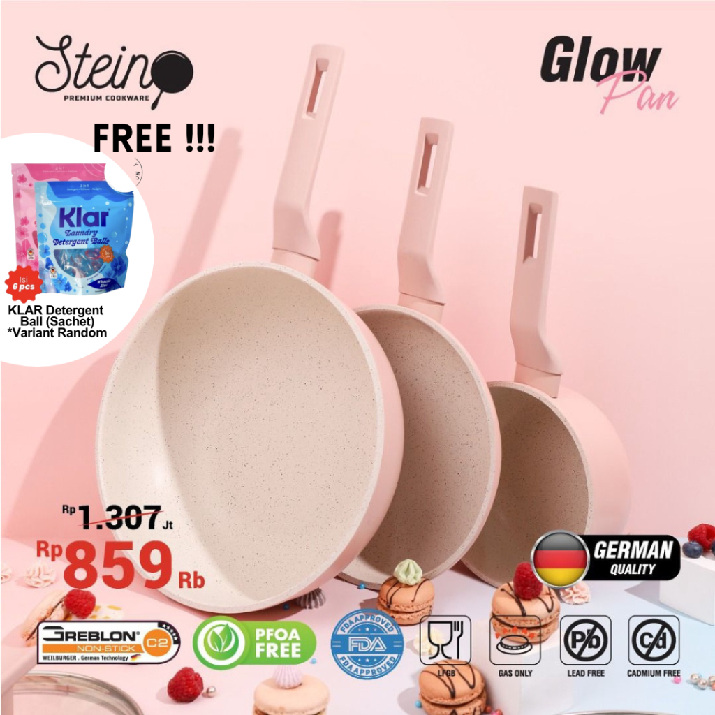 Jual STEINCOOKWARE STEIN GLOW PAN SERIES WOK FRYPAN SAUCE PAN PANCI ...